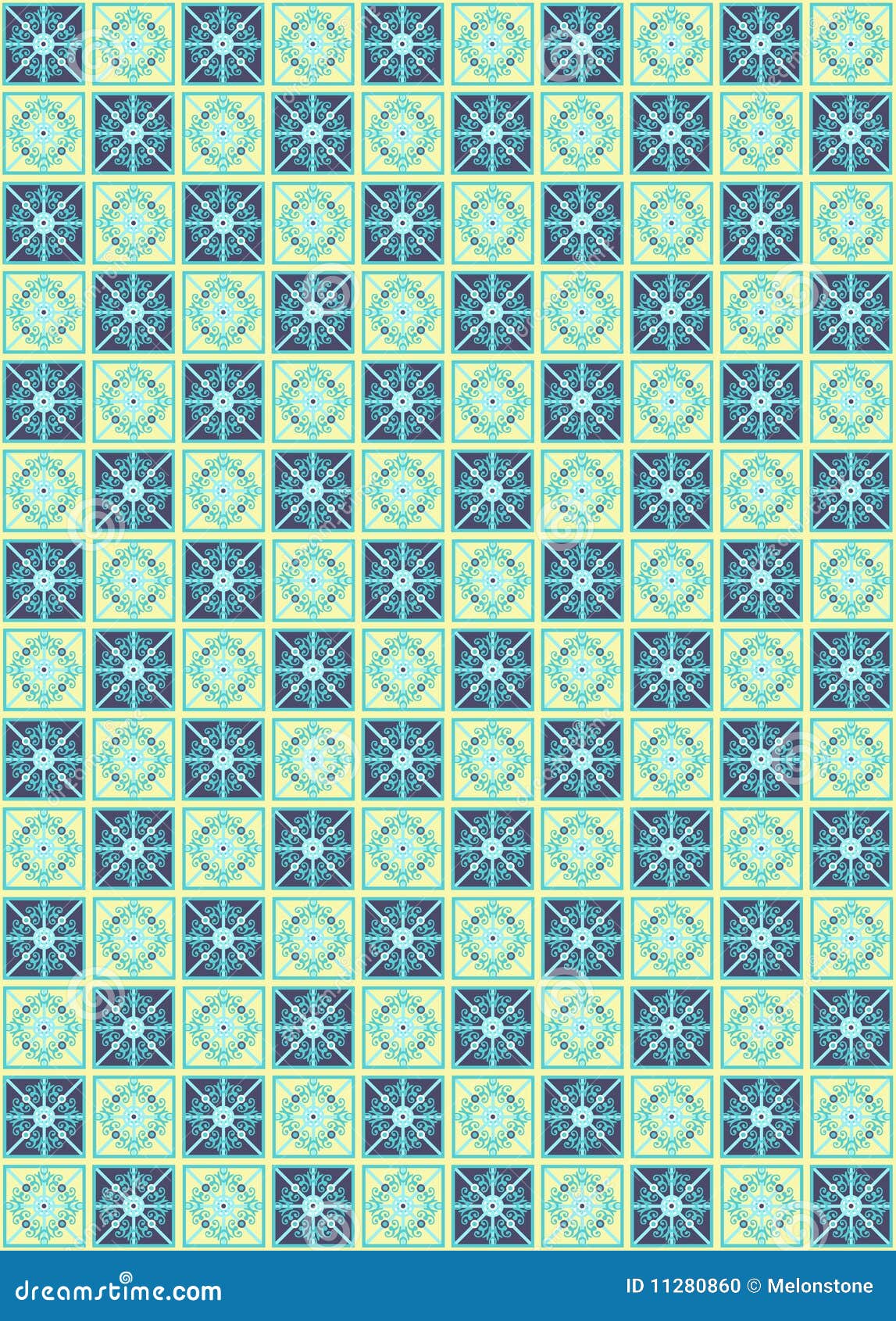 Retro Seamless Square Pattern Stock Illustration - Illustration of ...
