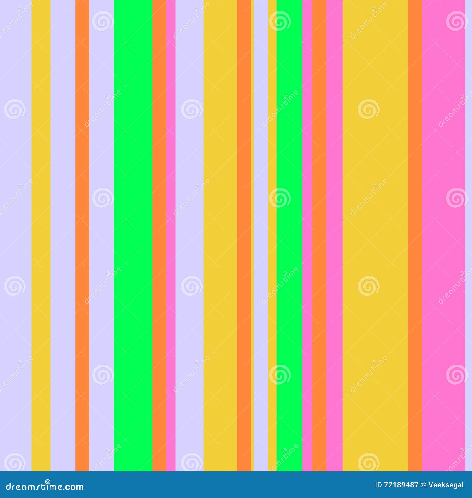Retro Seamless Stripe Pattern with Bright Colors Stock Vector ...