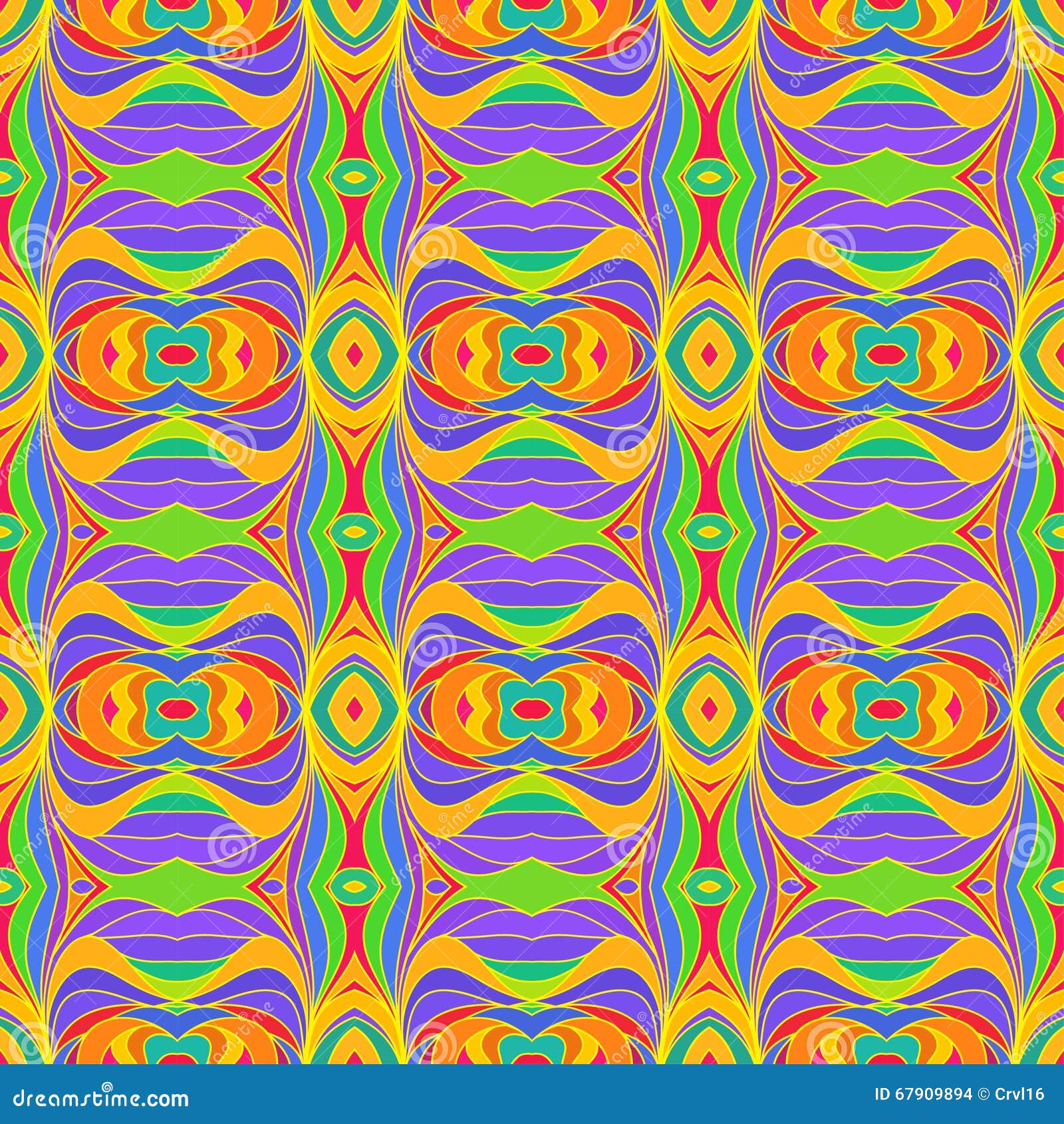 Retro Seamless Vector Wallpaper Stock Vector - Illustration of retro ...