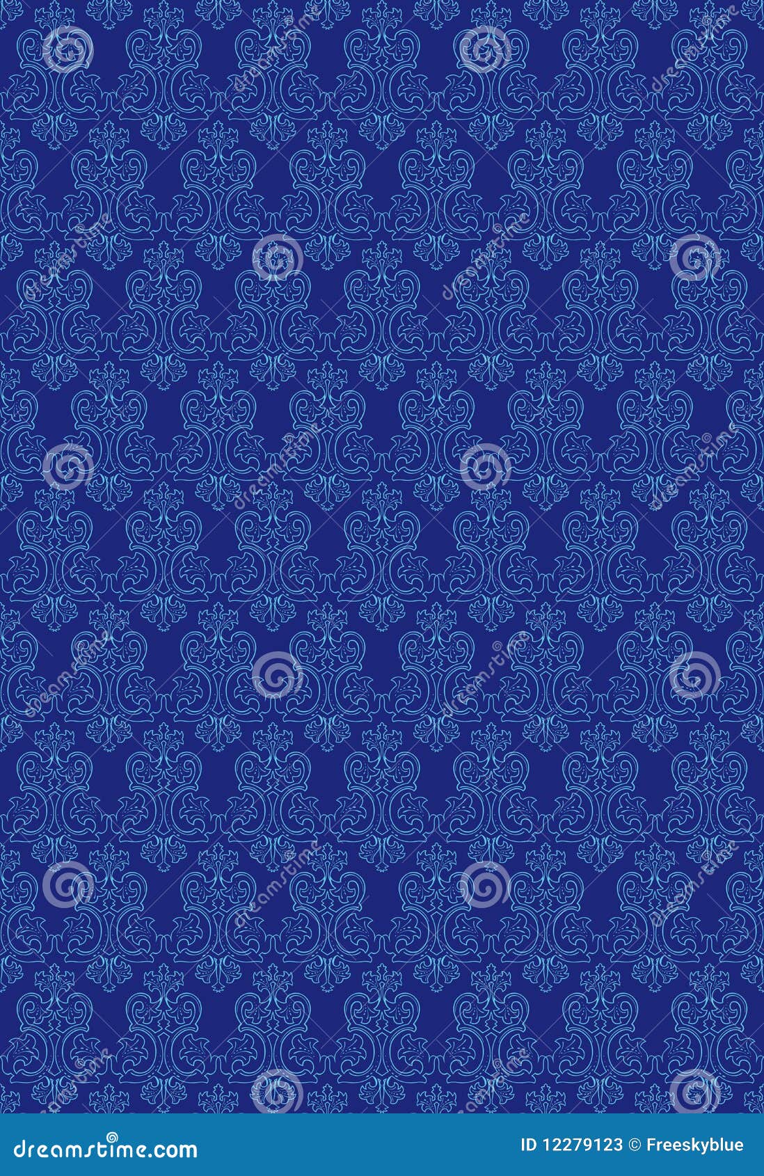 Retro seamless wallpaper stock illustration. Illustration of decoration ...