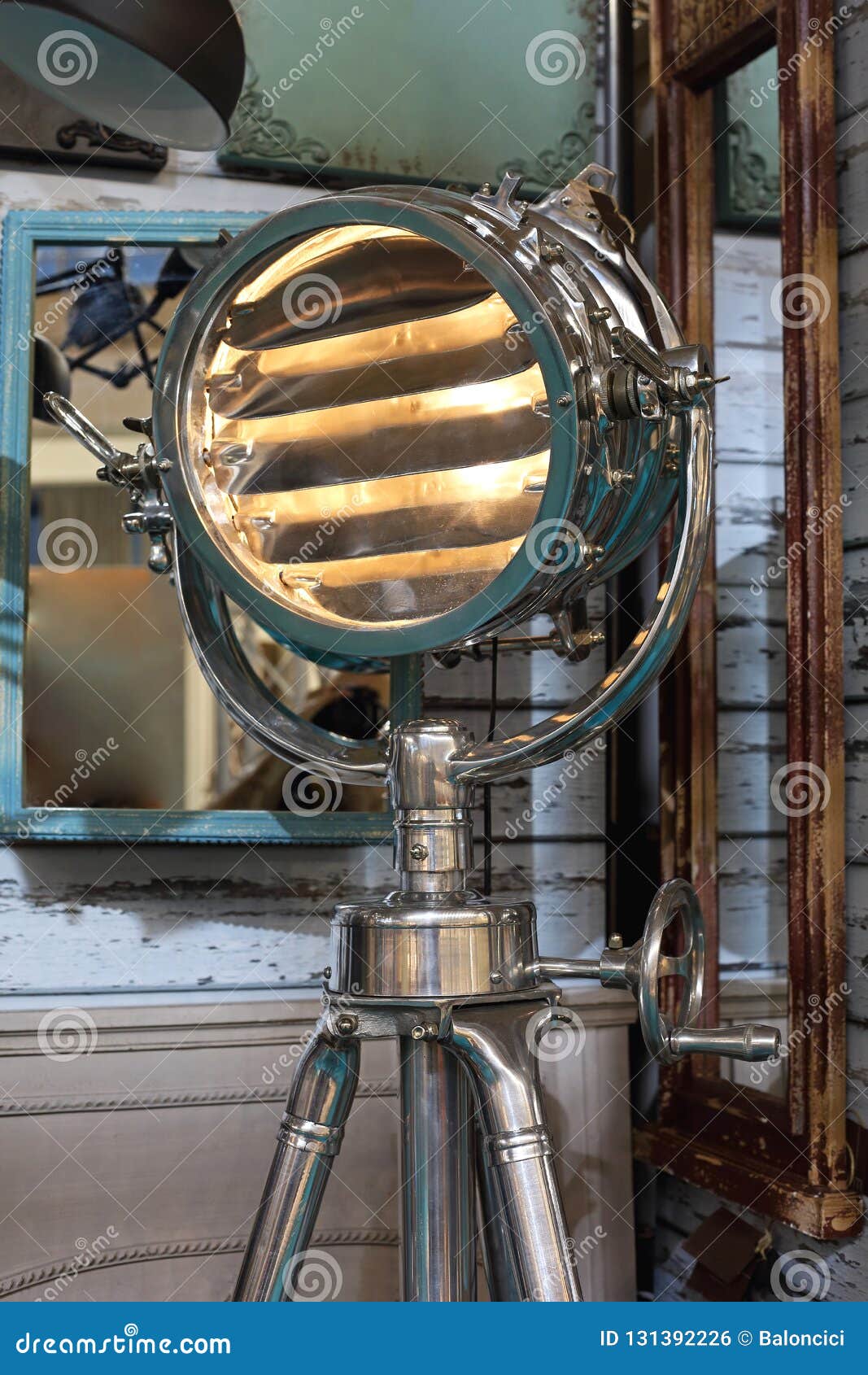 Searchlight Floor Lamp stock photo. Image of home, door - 131392226