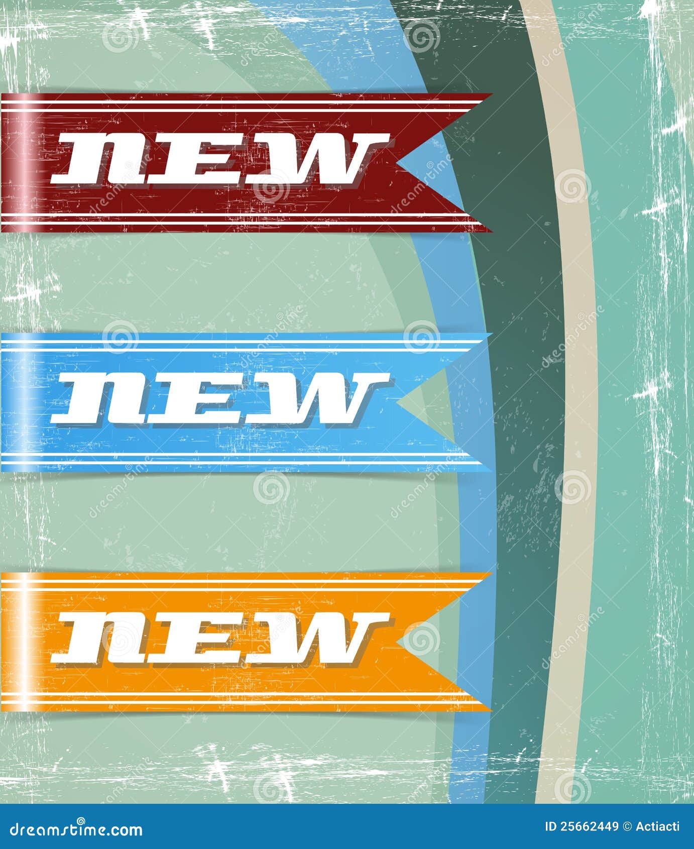 Retro set of new tags stock vector. Illustration of location - 25662449