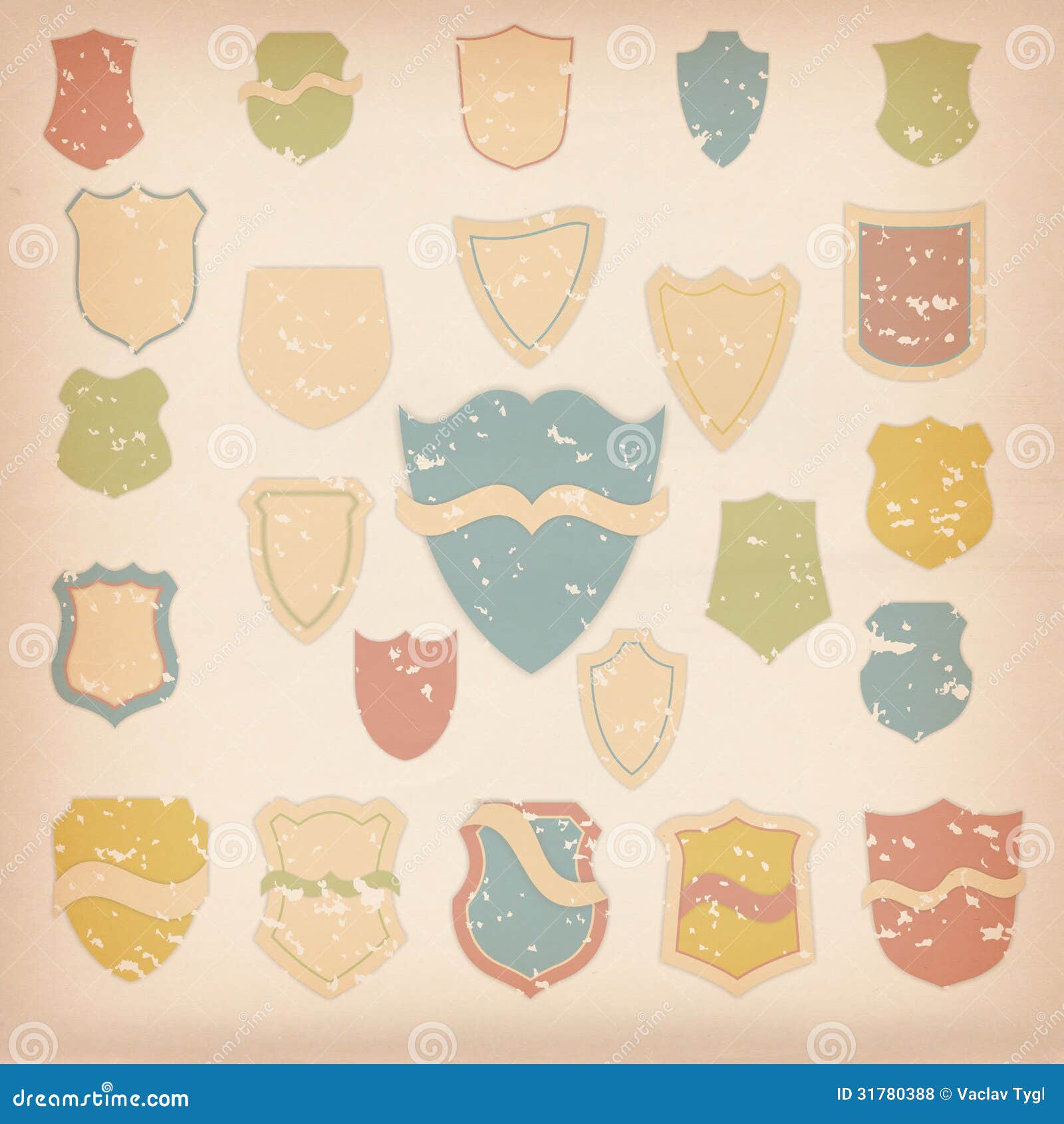 Shields / Labels. Vector | CartoonDealer.com #3785904