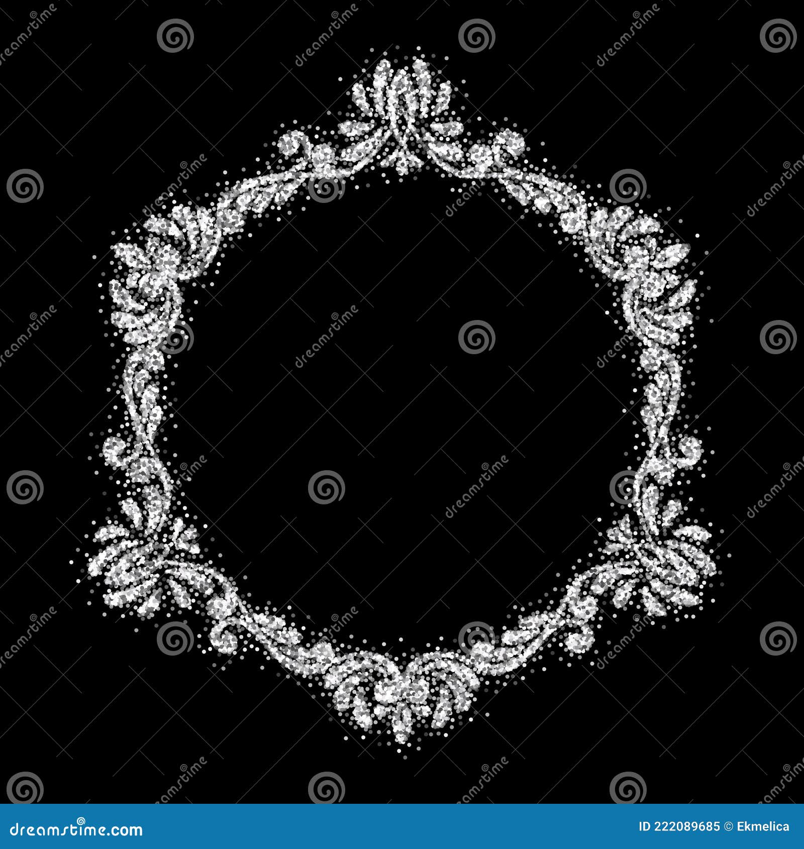 Retro Shiny Frame or Border. Vector Illustration. Stock Vector ...