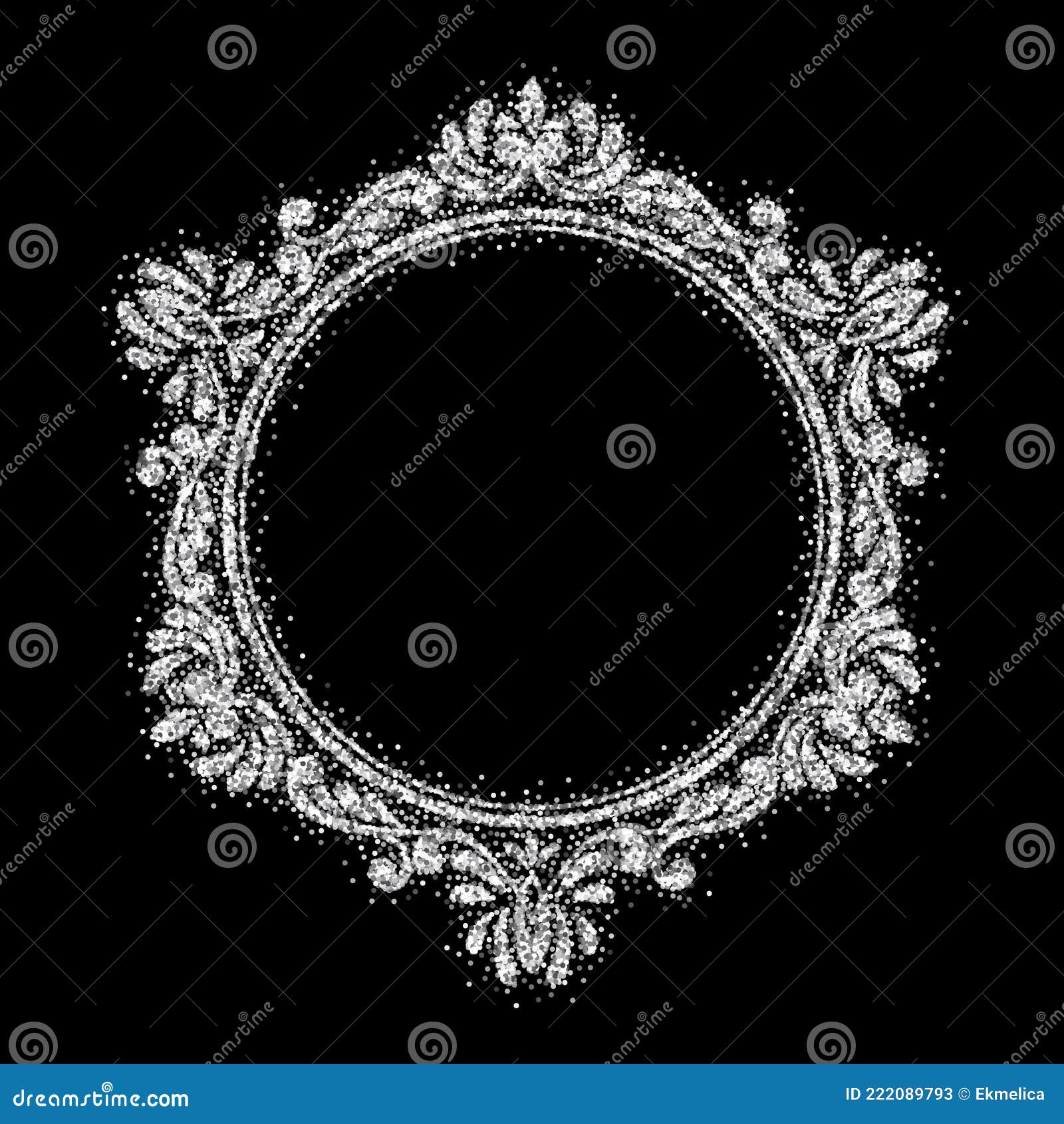 Retro Shiny Frame or Border. Vector Illustration. Stock Vector ...
