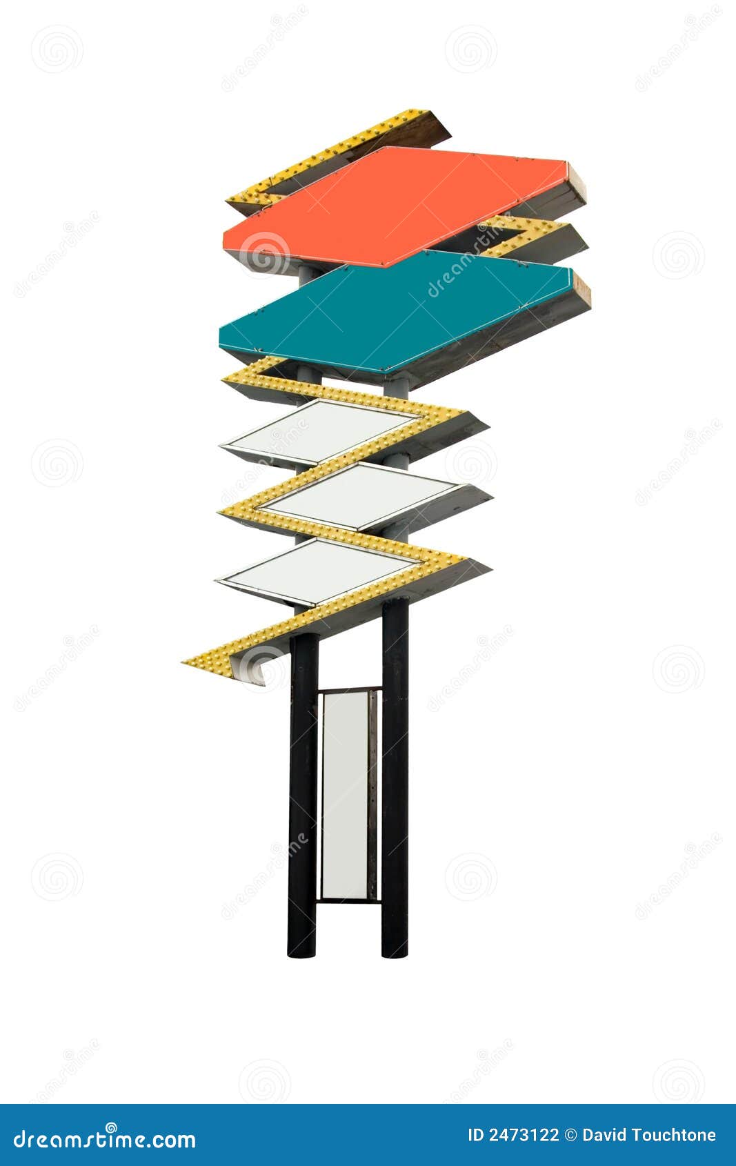 Retro Sign No Words stock photo. Image of motel, billboard - 2473122