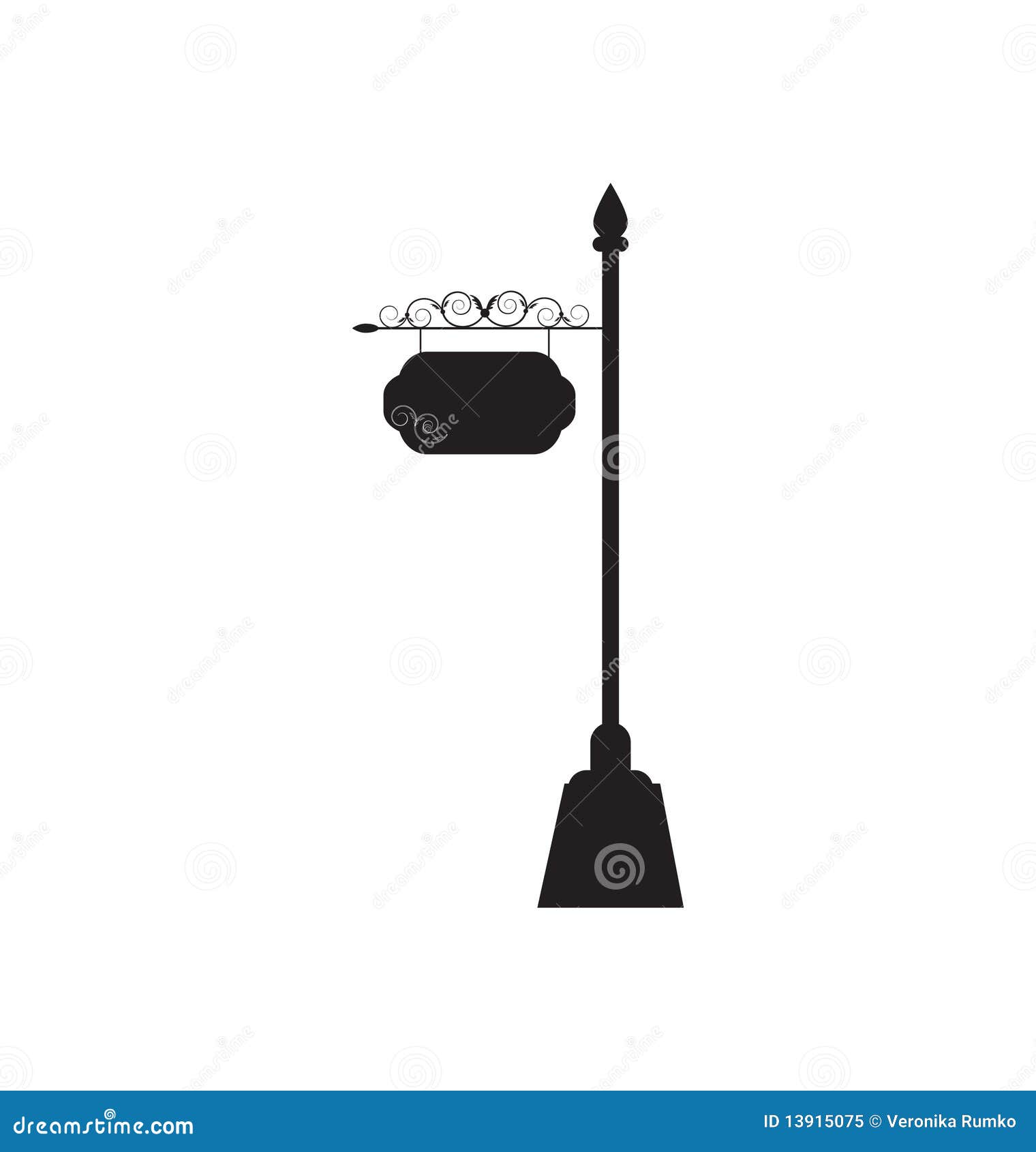 Retro signboard stock vector. Illustration of board, canvas - 13915075