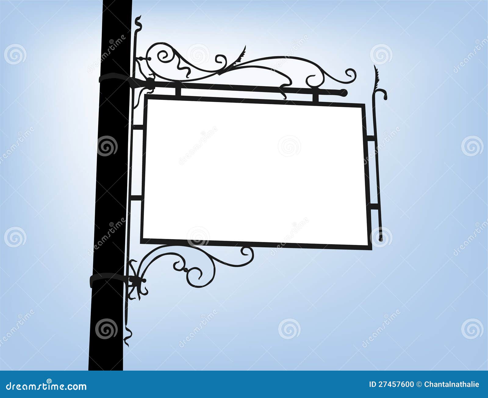 Retro signboard stock vector. Illustration of information - 27457600