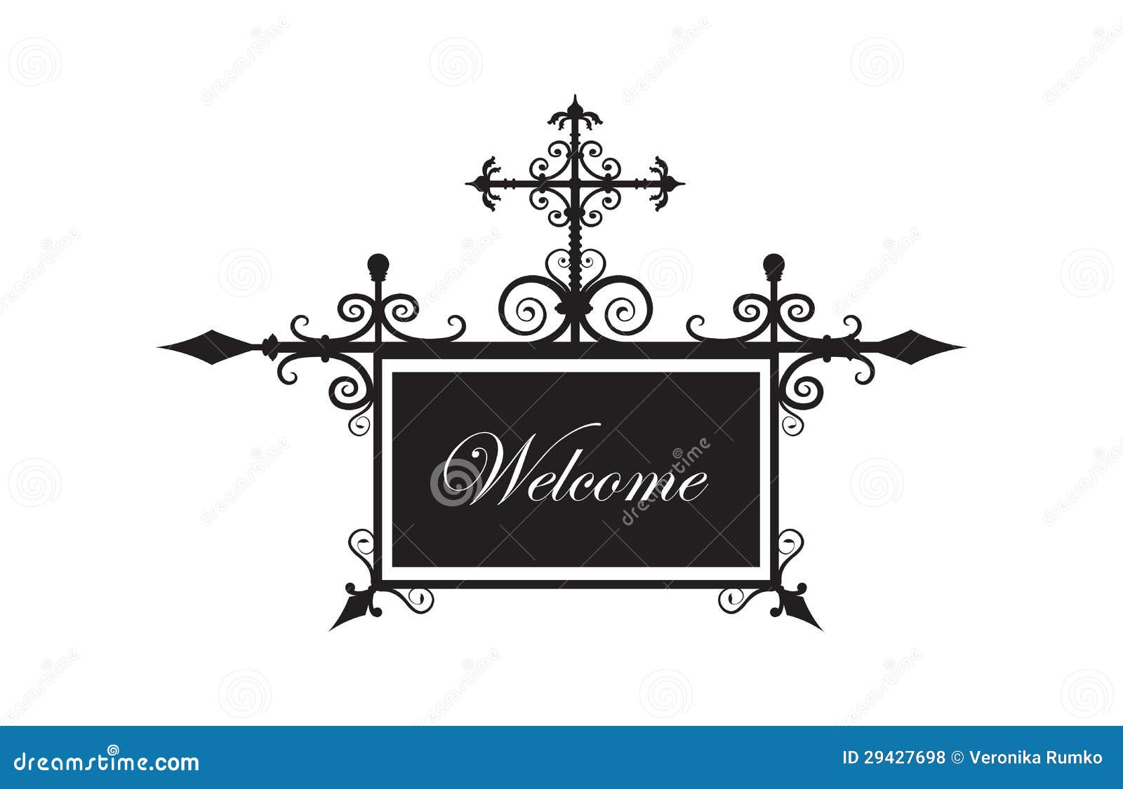 Retro signboard stock vector. Illustration of billboard - 29427698