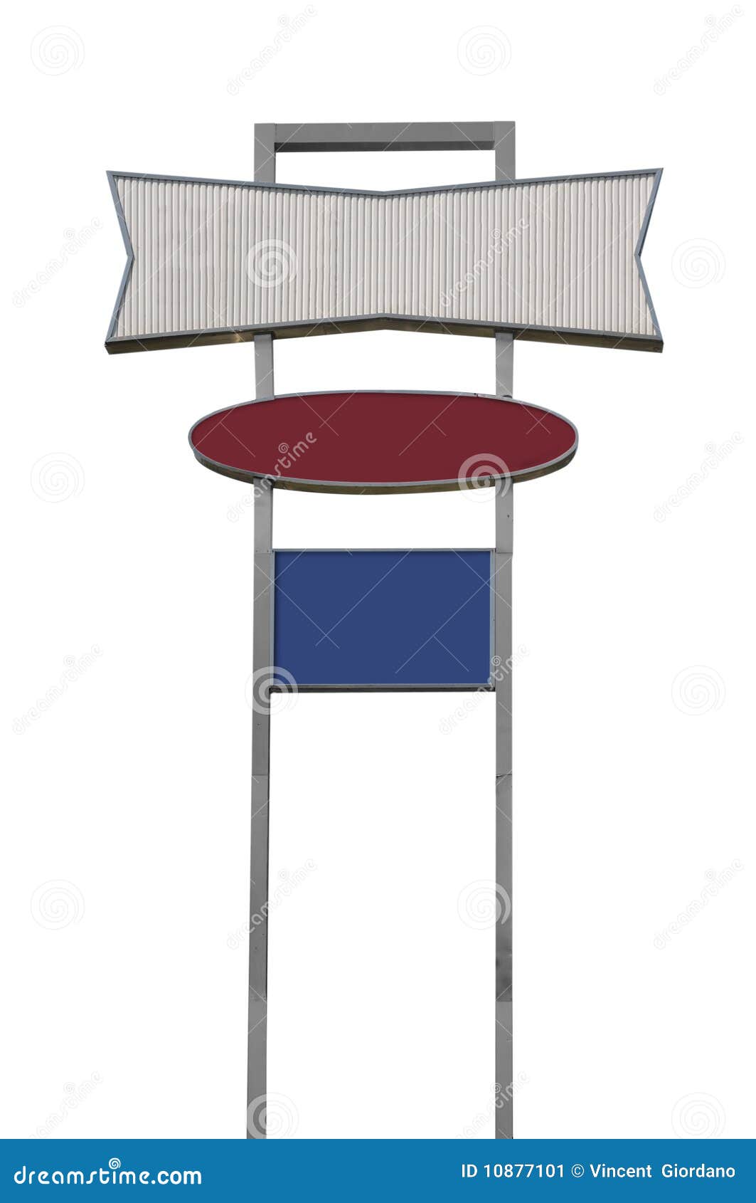 Retro signs stock image. Image of sign, blank, white - 10877101