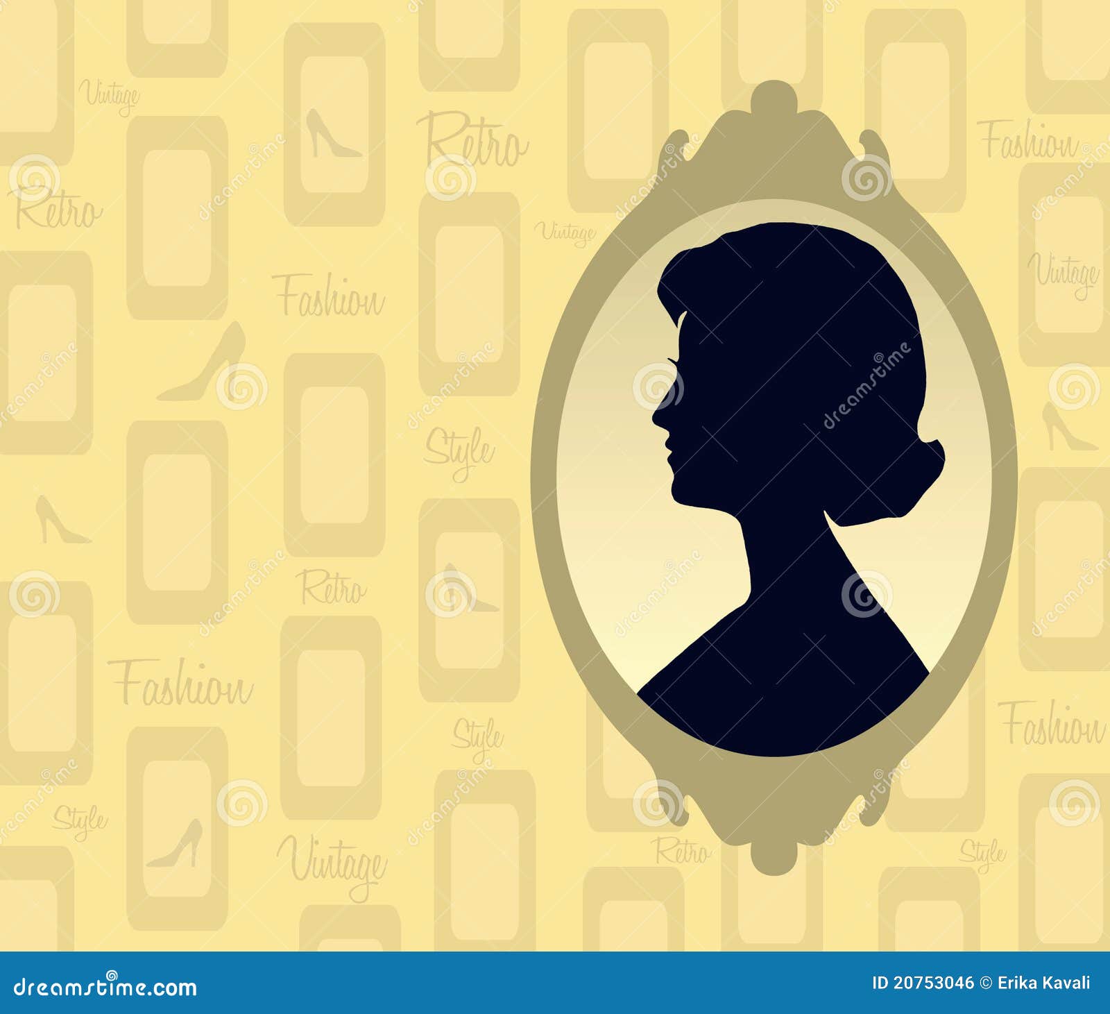 Retro TV Silhouette Sticker Isolated On Gray Background Vector ...