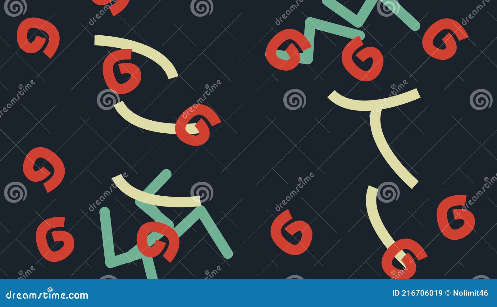 Retro Simple Shapes on White, 3d Render Backdrop, Creative in Style 80 ...