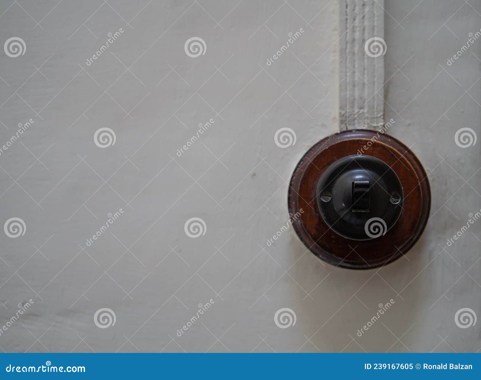 Etro Single Control Switch, Old-fashioned Flat Toggle Switch Mounted ...