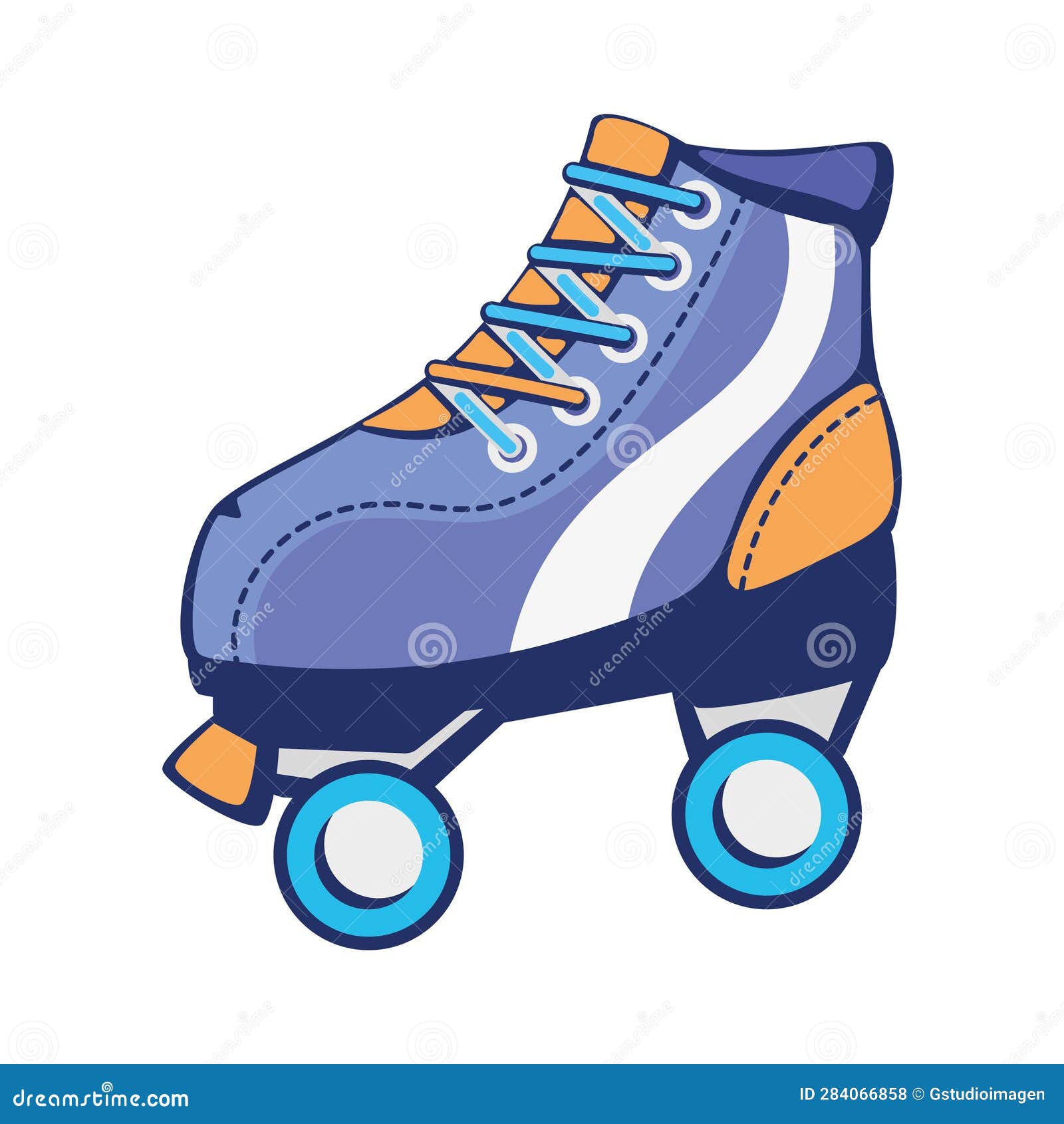 Retro Ice Skate On Scratched Rink. Frozen Snow Background With Marks ...