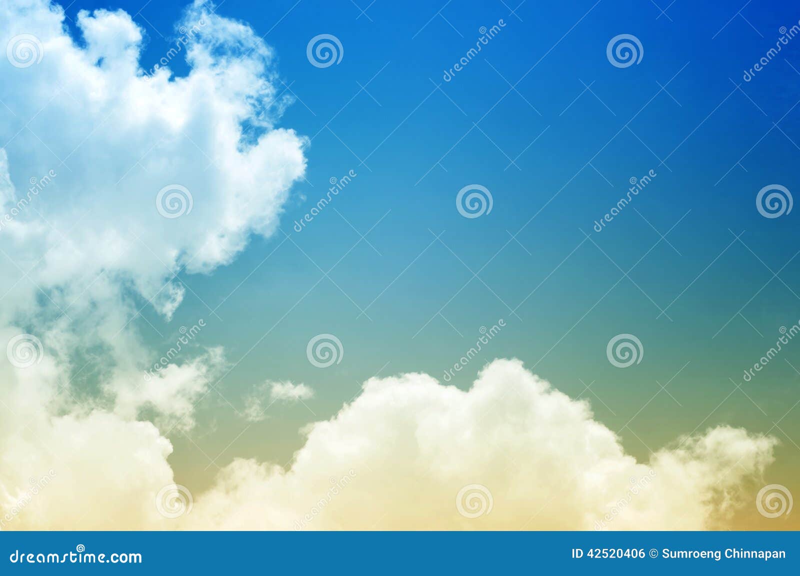 Retro sky and clouds stock photo. Image of materials - 42520406