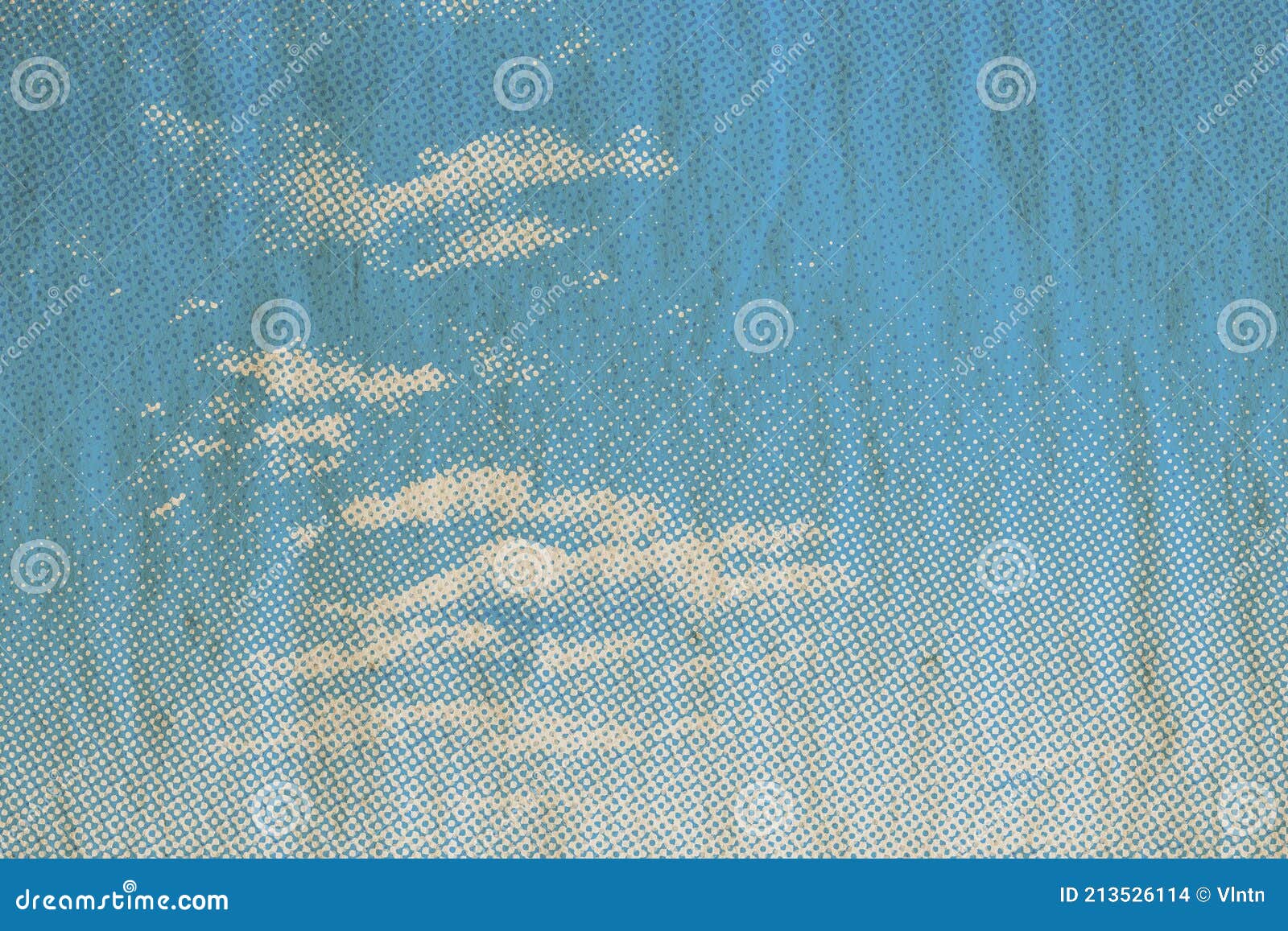 Retro Sky Pattern on Old Paper Stock Photo - Image of color, antique ...