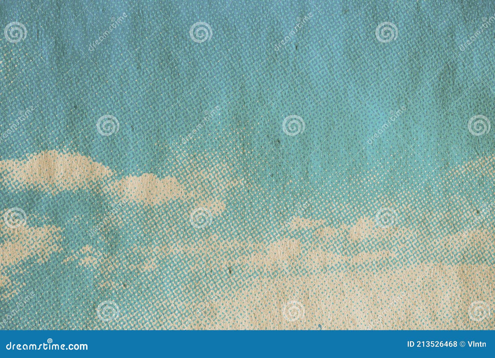 Retro Sky Pattern on Old Paper Stock Photo - Image of aged, clouds ...