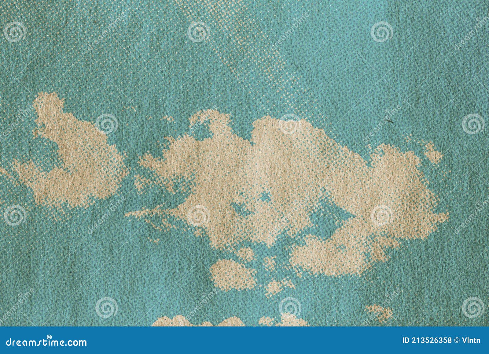 Retro Sky Pattern on Old Paper Stock Photo - Image of cloudy, nature ...