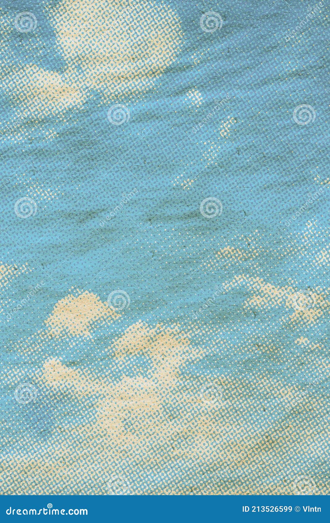 Retro Sky Pattern on Old Paper Stock Image - Image of trendy, nature ...