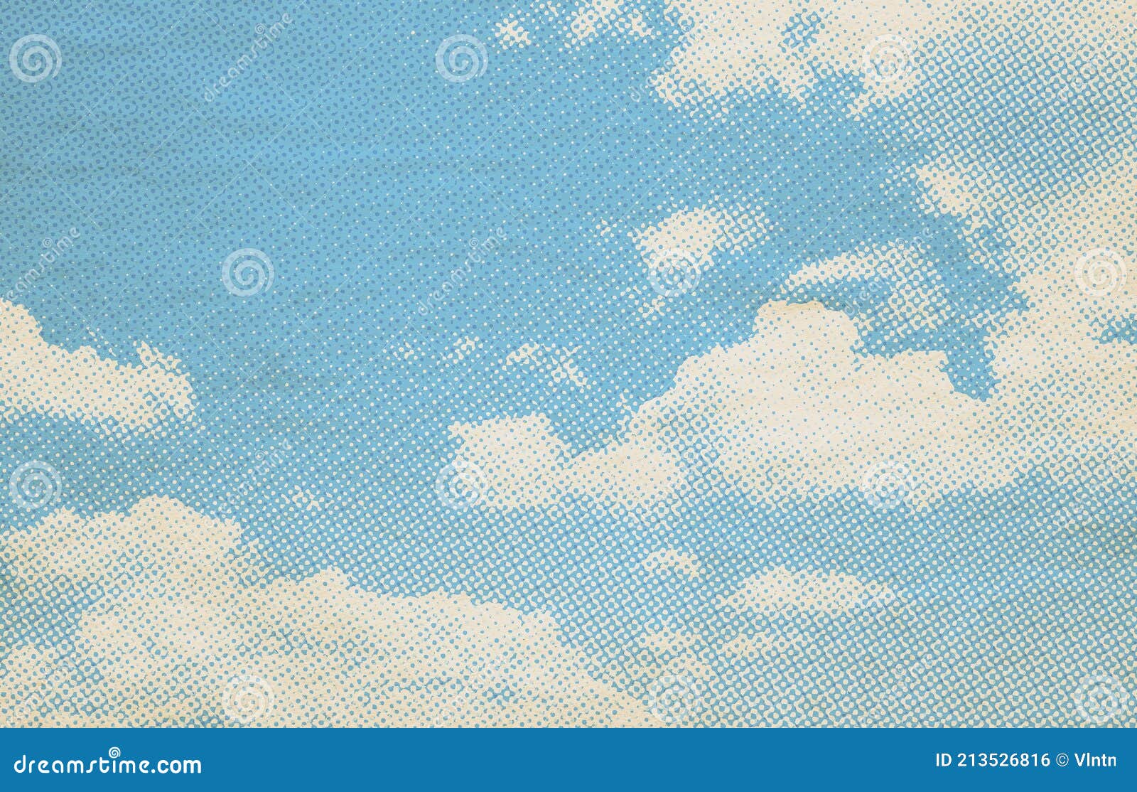 Retro Sky Pattern on Old Paper Stock Photo - Image of design, geometric ...