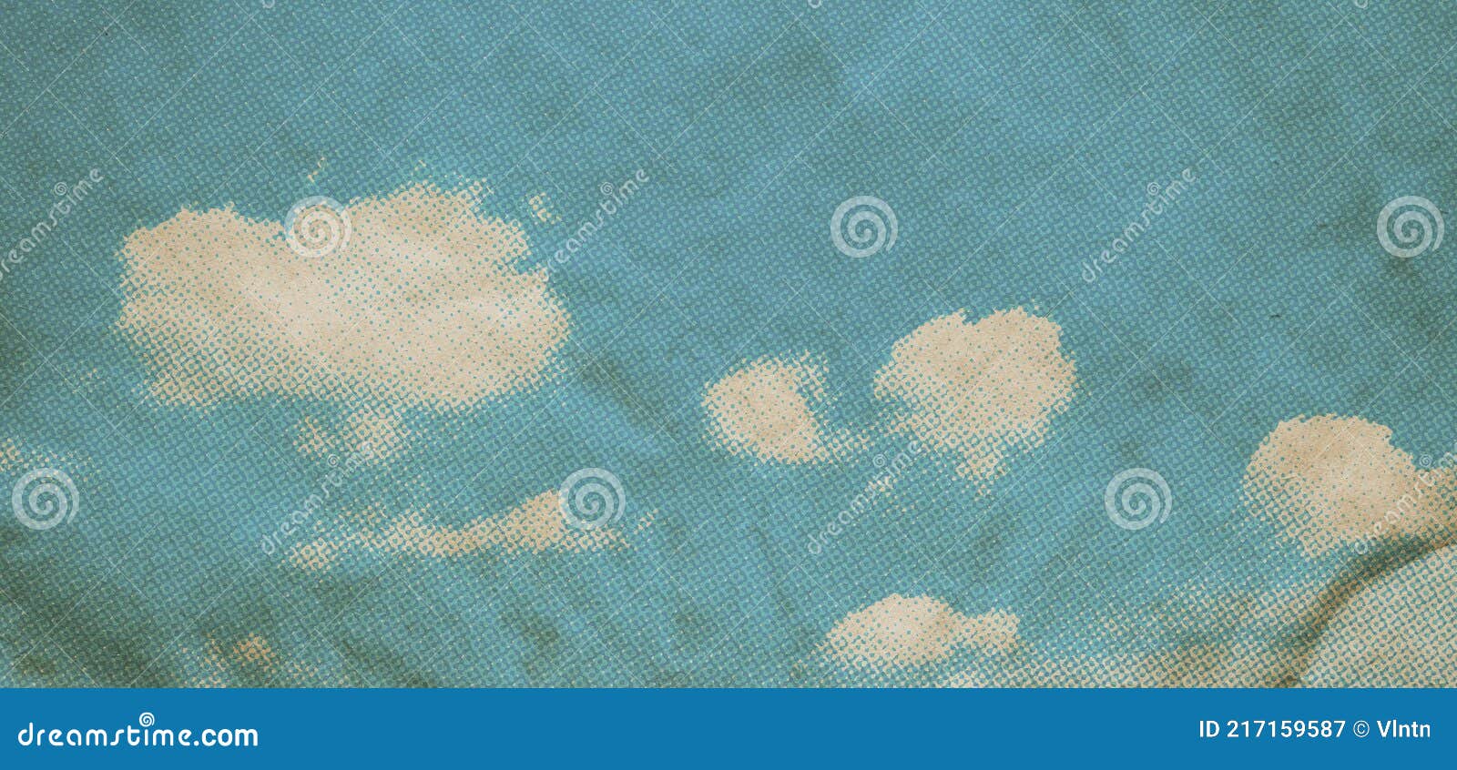 Retro Sky Pattern on Old Paper Stock Image - Image of grunge, trendy ...