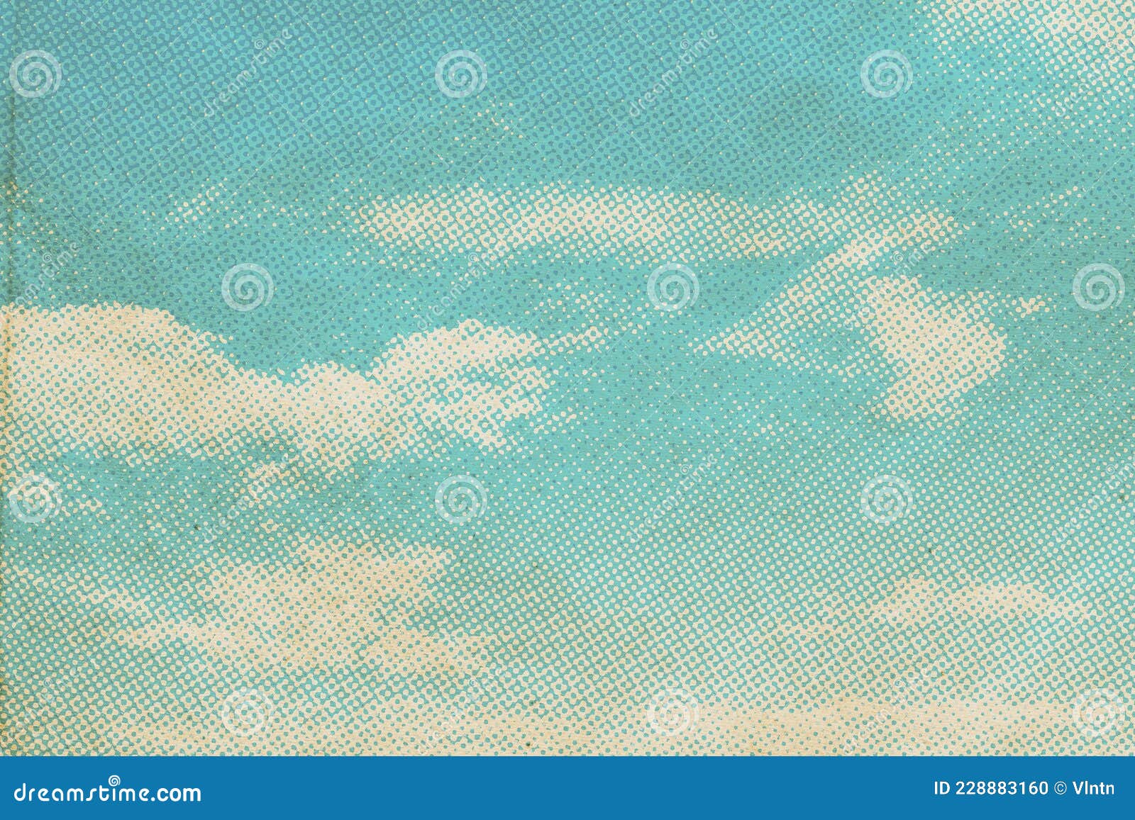 Retro Sky Pattern on Old Paper Stock Photo - Image of retro, geometric ...