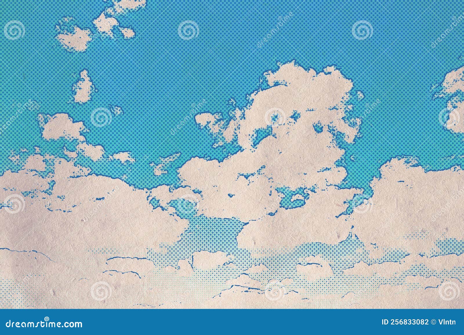 Retro sky pattern stock illustration. Illustration of abstract - 256833082
