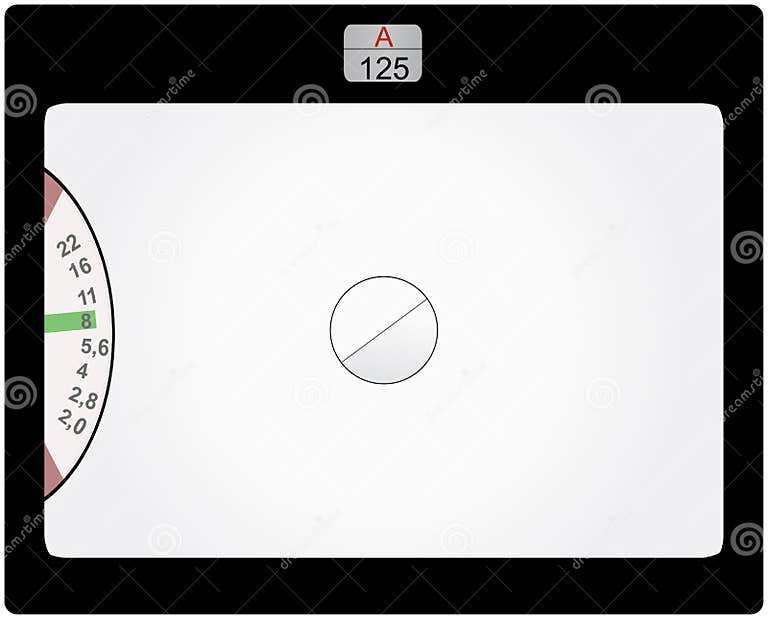 Retro SLR viewfinder stock vector. Illustration of lens - 38397408
