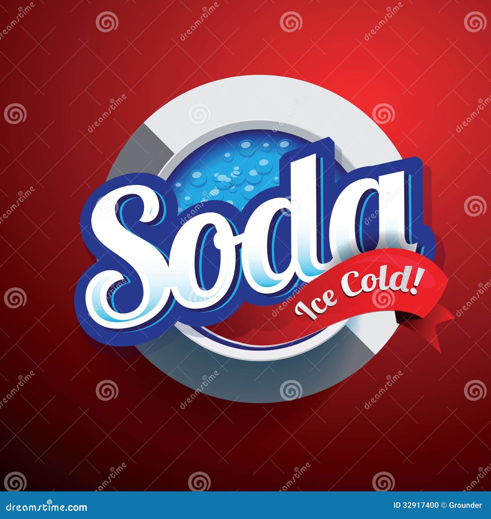 Retro Soda Design Vector | CartoonDealer.com #32917400