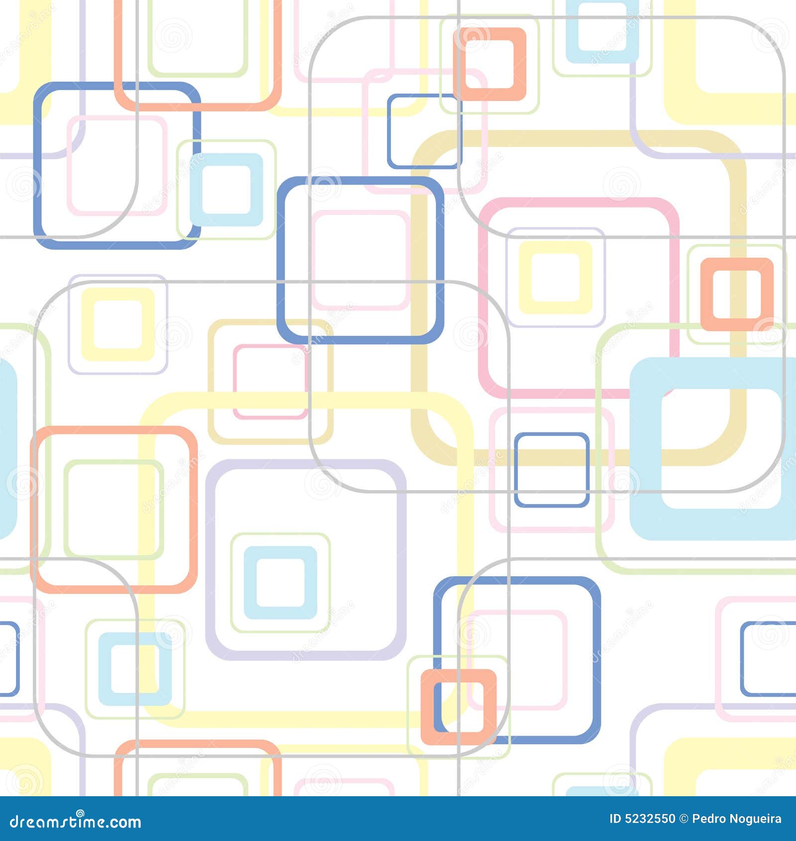 Retro Soft Square Pattern Vector Illustration | CartoonDealer.com #5232550