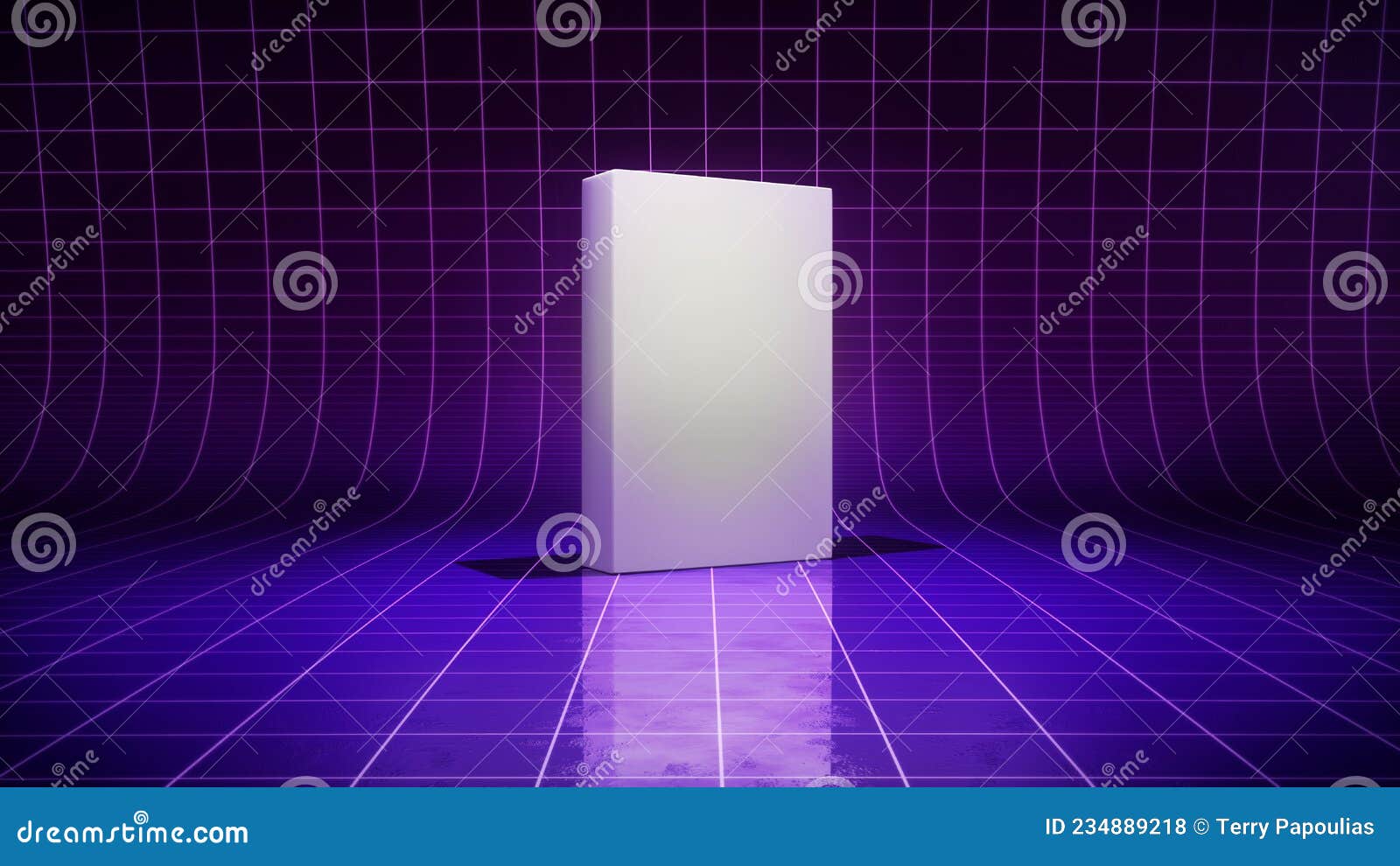 Retro Software Box, Digital Products Template Stock Photo - Image of ...