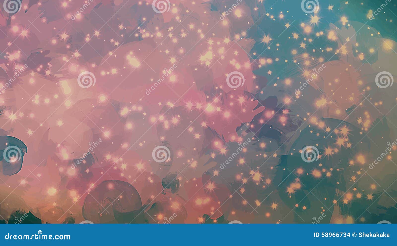 Retro Sparkle Brush Strokes Background. Vector Version Stock Vector ...