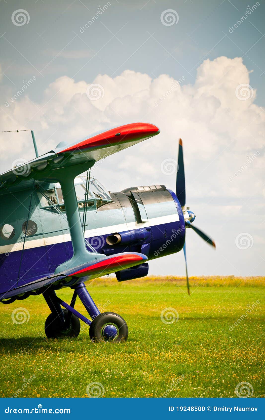 Retro sport airplane stock photo. Image of historic, military - 19248500
