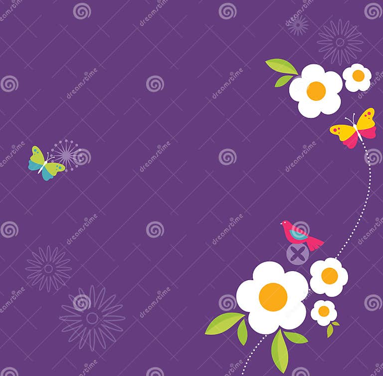 Retro Spring Design stock vector. Illustration of garden - 10288680