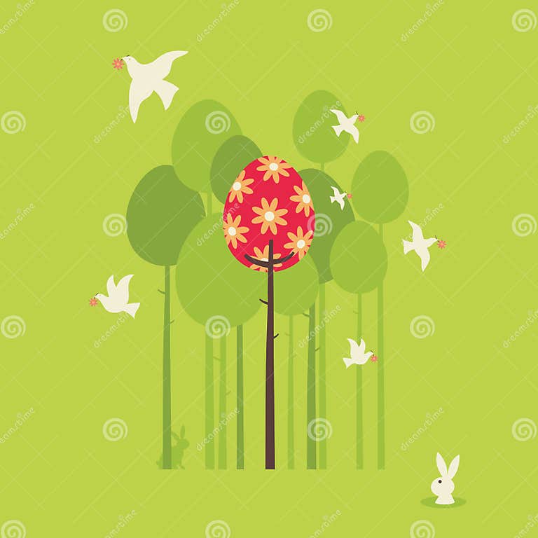 Retro Spring Design stock vector. Illustration of love - 10301291