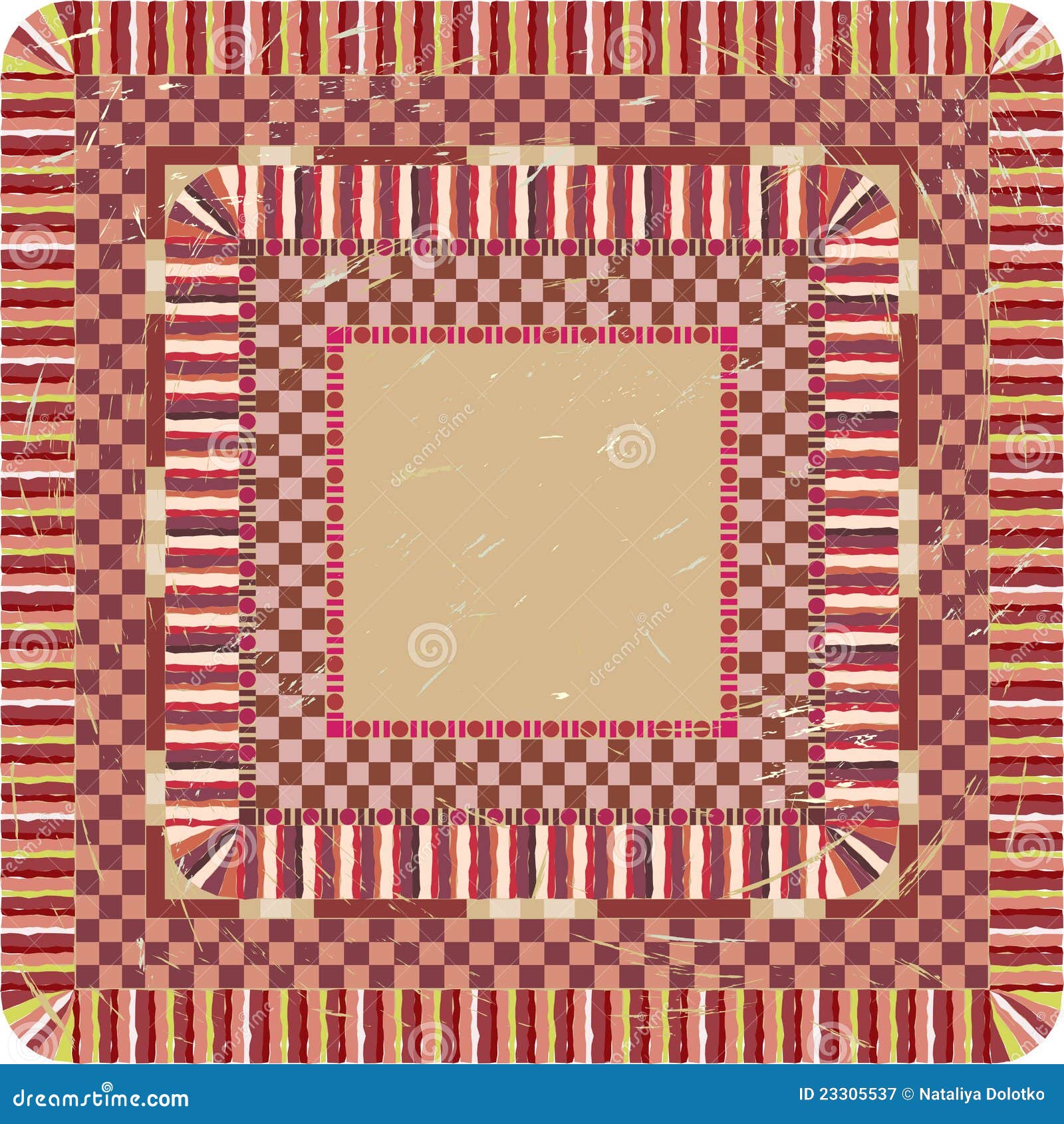 Retro square wallpaper stock vector. Illustration of paper - 23305537