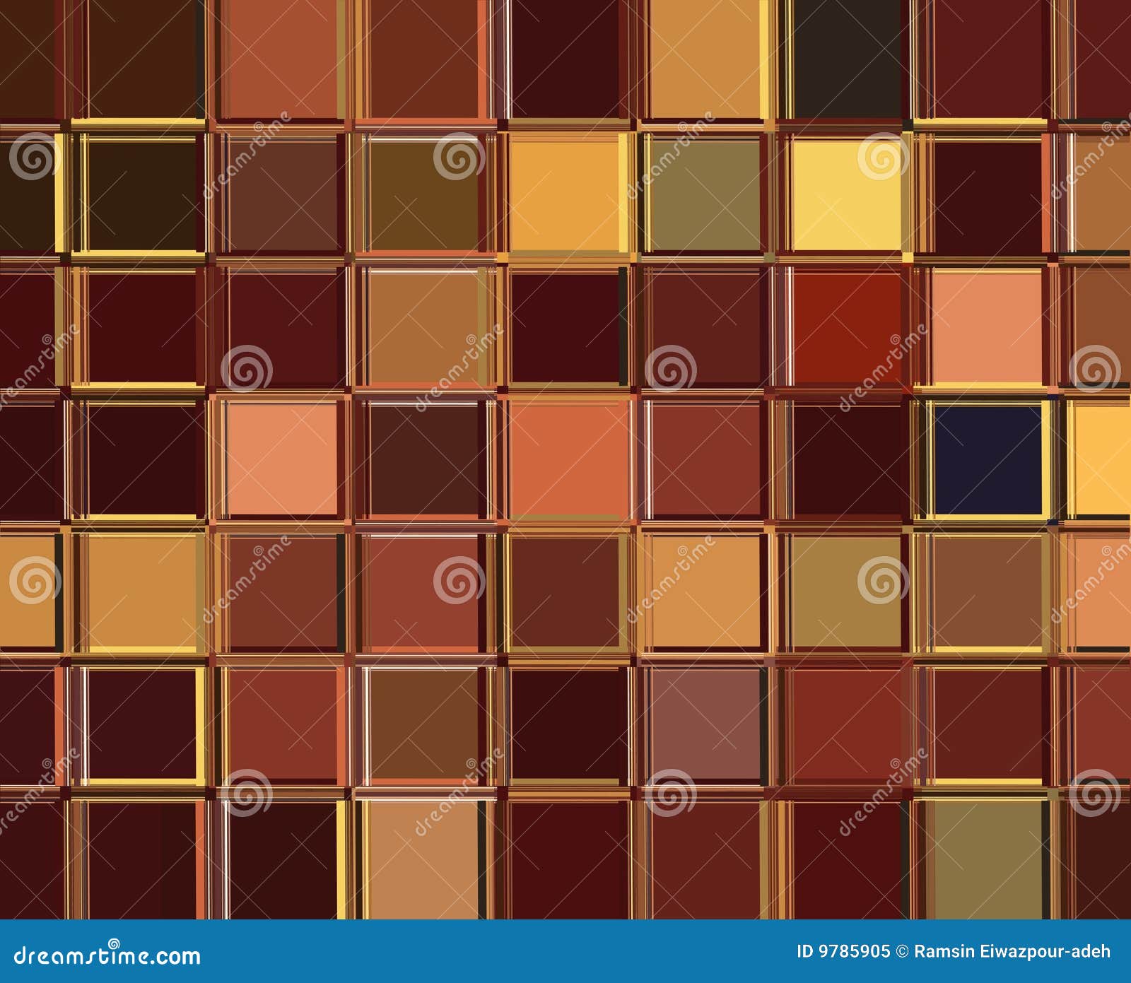 Retro Squares Warm Colors Stock Illustrations – 119 Retro Squares Warm ...