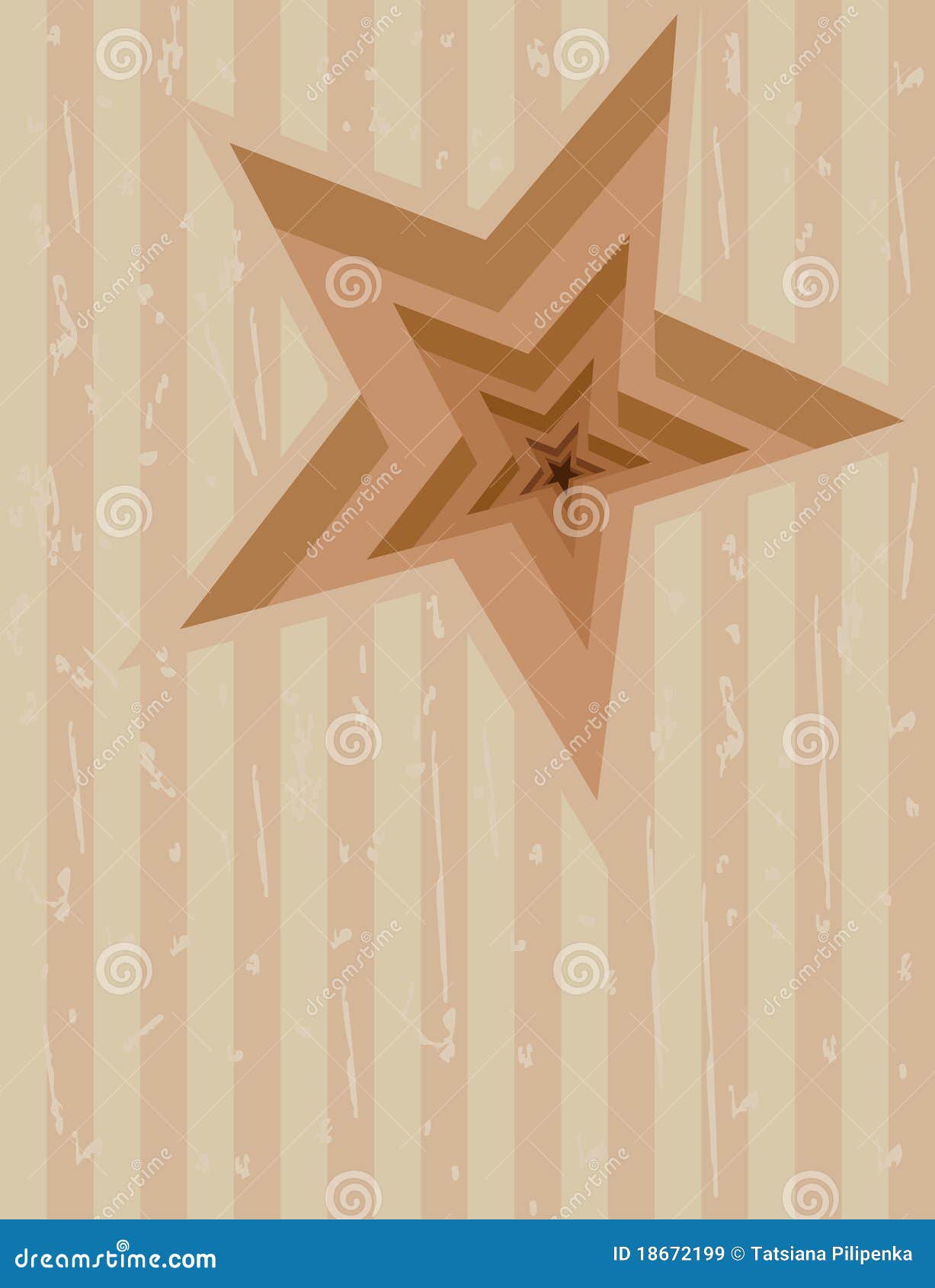 Retro star. stock vector. Illustration of design, background - 18672199