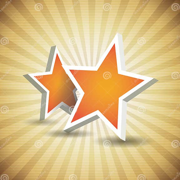 Retro star poster stock vector. Illustration of vector - 26579351