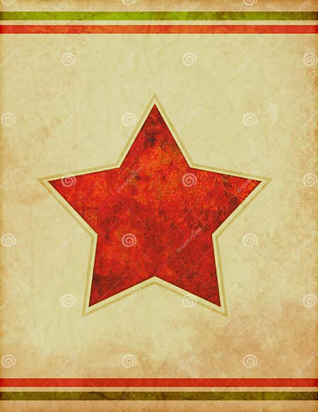 Retro Star Poster Background Stock Illustration - Illustration of ...