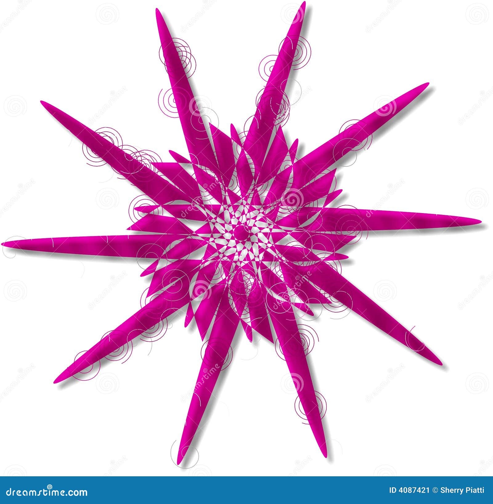 Retro Star Swirls stock illustration. Illustration of retro - 4087421