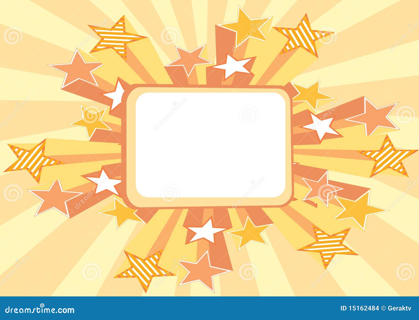 Retro stars background stock vector. Illustration of yellow - 15162484