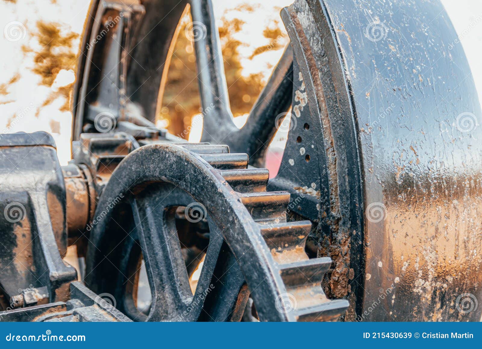 Cogwheel Of The Old Tractor , Crawler Wheel Royalty-Free Stock Photo ...