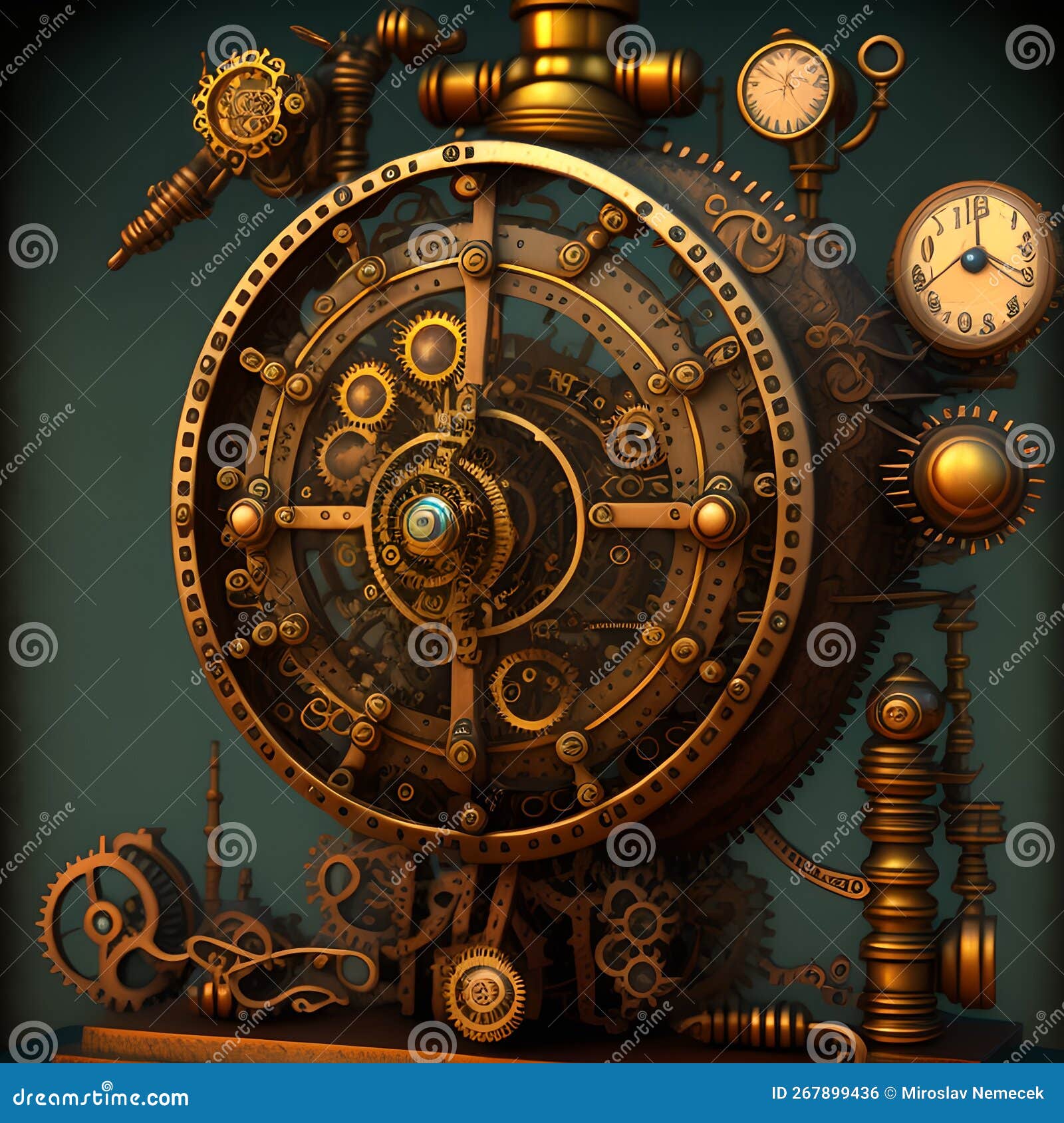 Steampunk Clockwork Machine Stock Photo | CartoonDealer.com #40296294