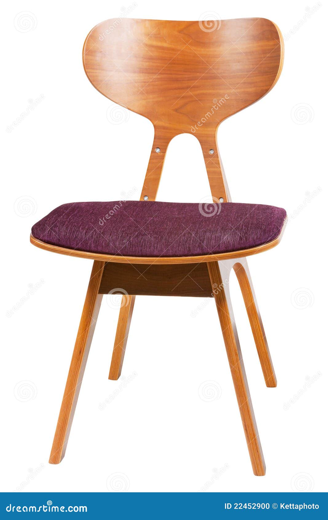 Retro stol arkivfoto. Bild av inomhus, dekor, trä, klassiskt - 22452900