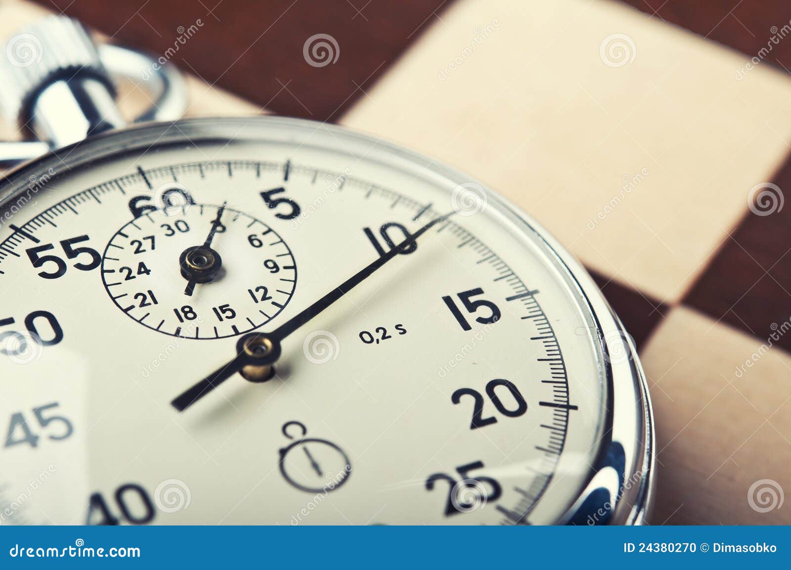 Retro stopwatch stock photo. Image of grey, seconds, clock - 24380270