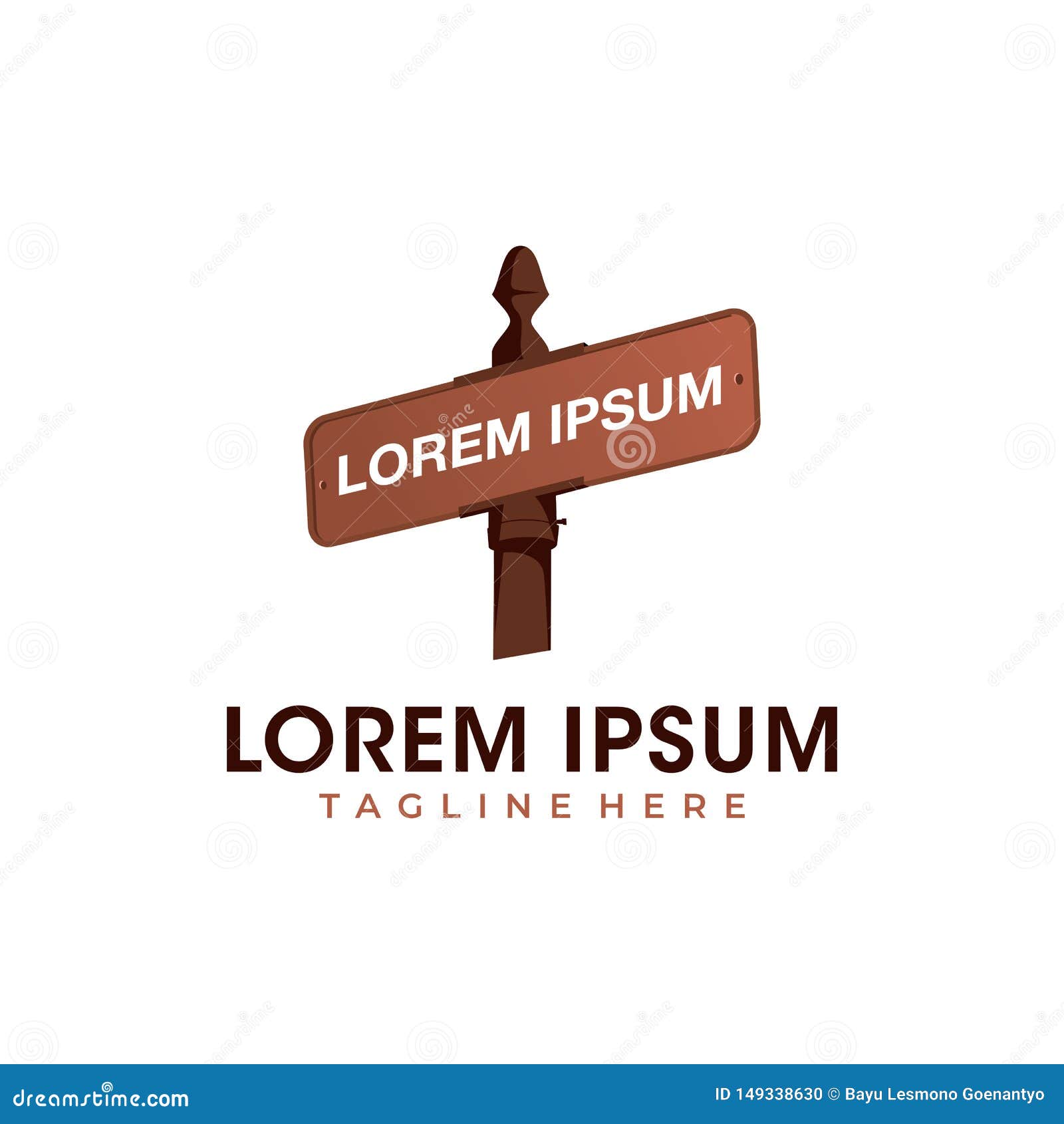 Retro Street Sign Old stock illustration. Illustration of post - 149338630