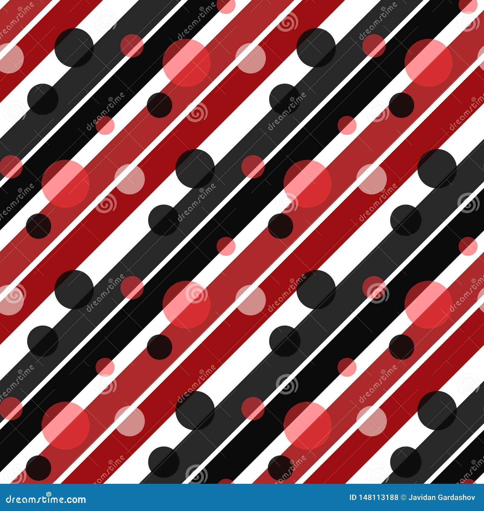 Retro Stripe Pattern with Navy Red and Black Parallel Stripe. Vector ... Retro Stripe Pattern with Navy Red and Black Parallel Stripe. Vector ...