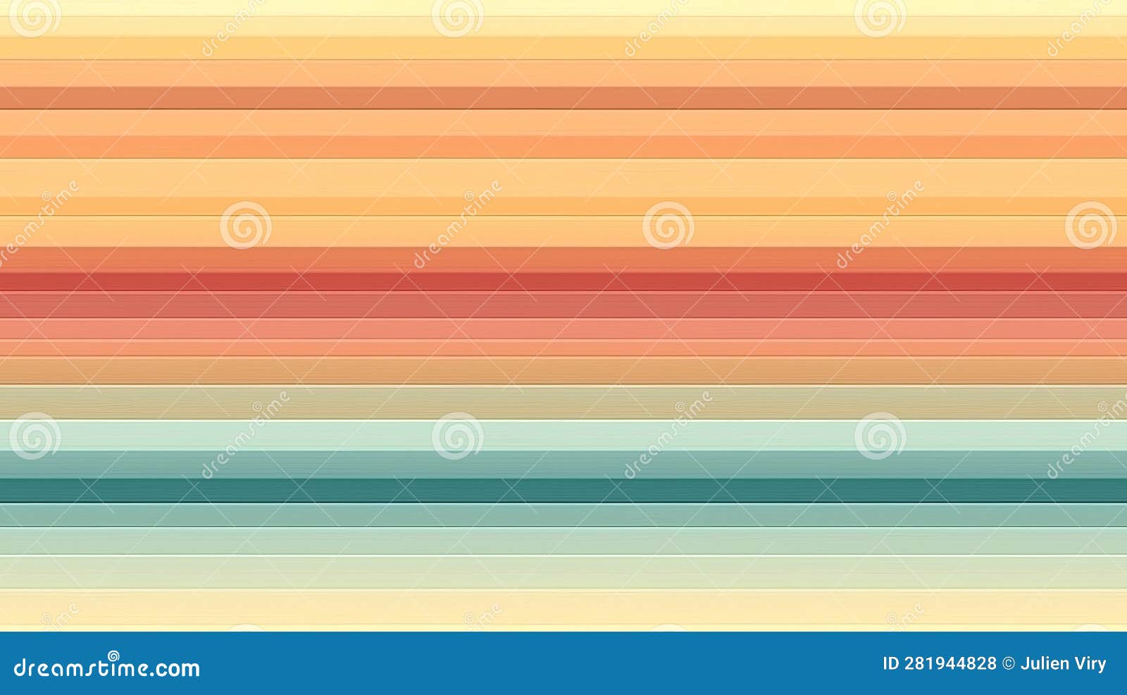 Retro Stripe Seamless Pattern Background with Warm and Cool Colors ...