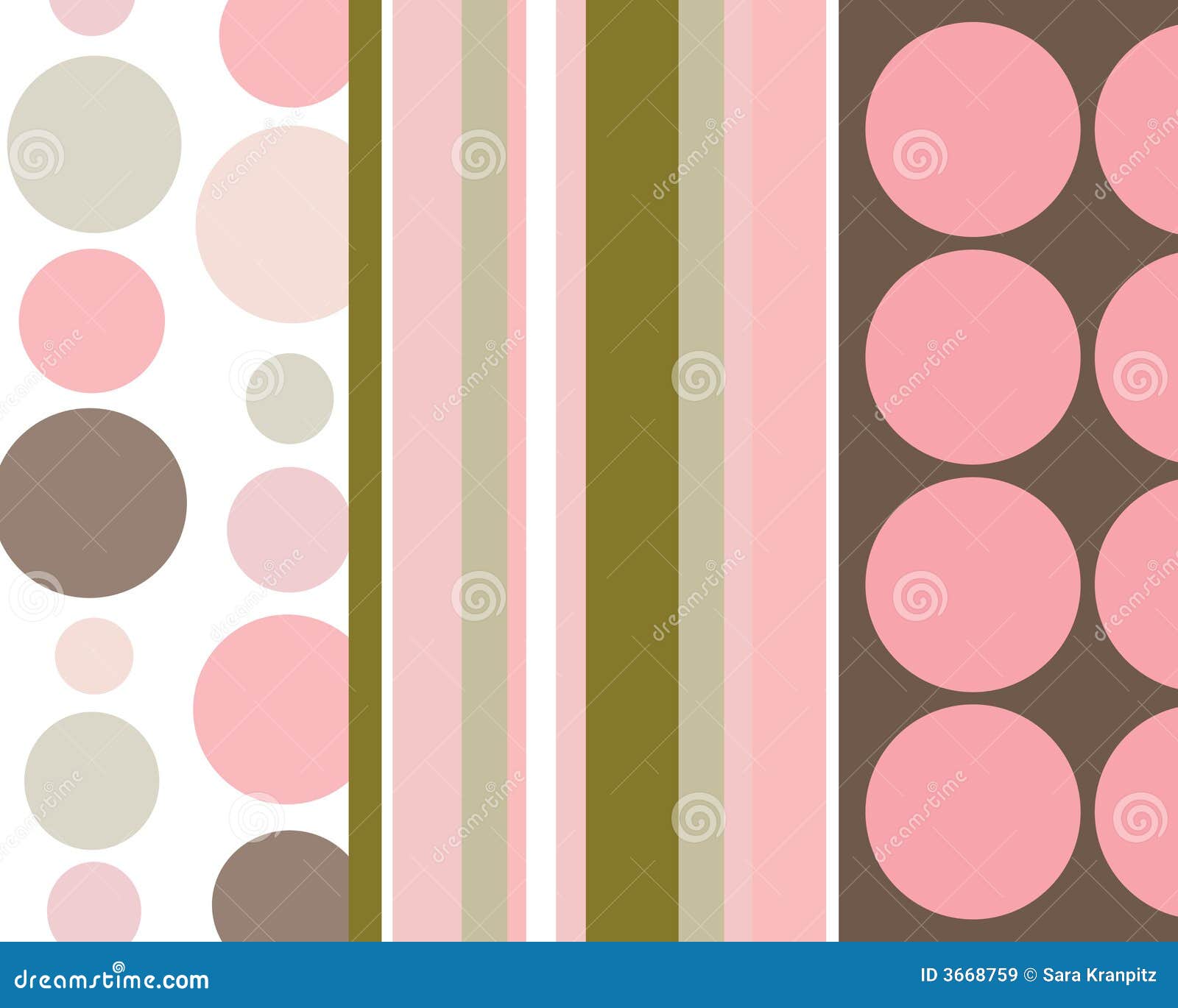 Pink And Brown Stripes Background